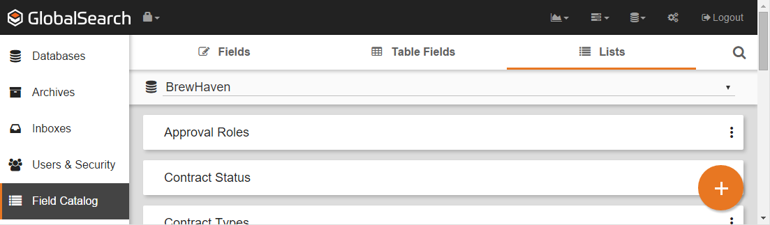 Create Field Lists
