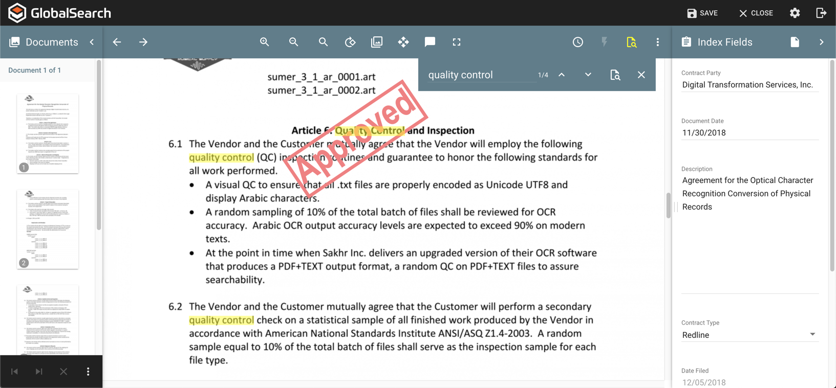 Annotated Document Considerations