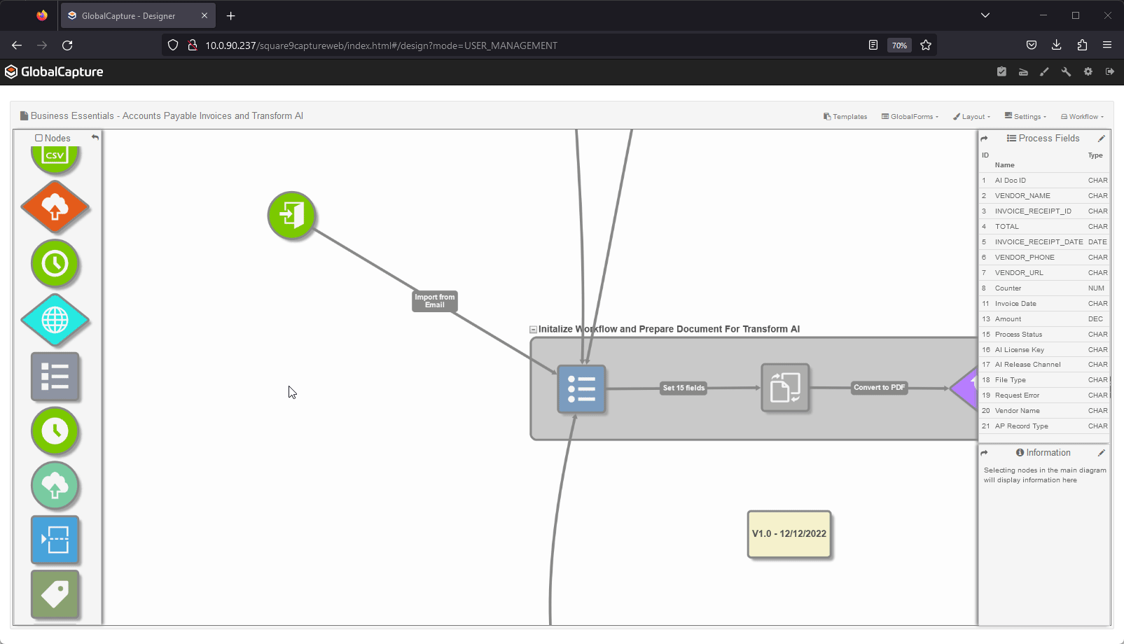 Accounts Payable Invoices with TransformAI
