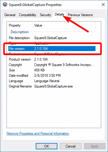 Determine Software Version