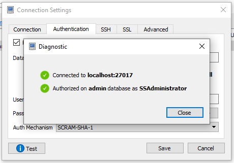 Enabling Mongo Authentication